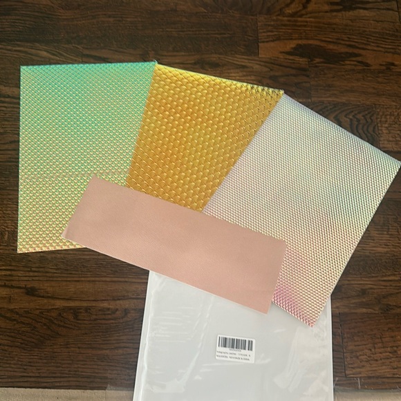 AOUXSEEM | Art | Holographic Foil For Crafting 3pcs A4 4x2in Vegan ...